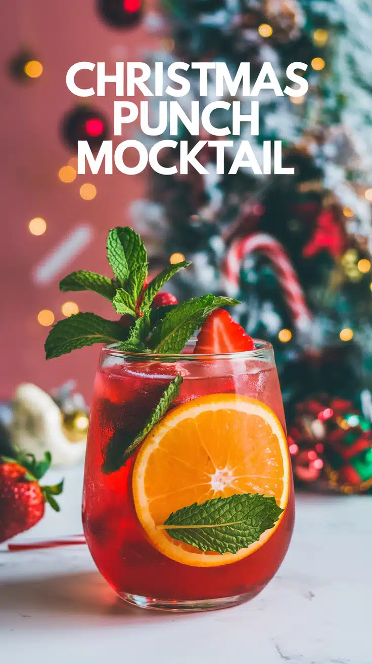 Christmas Punch Mocktail