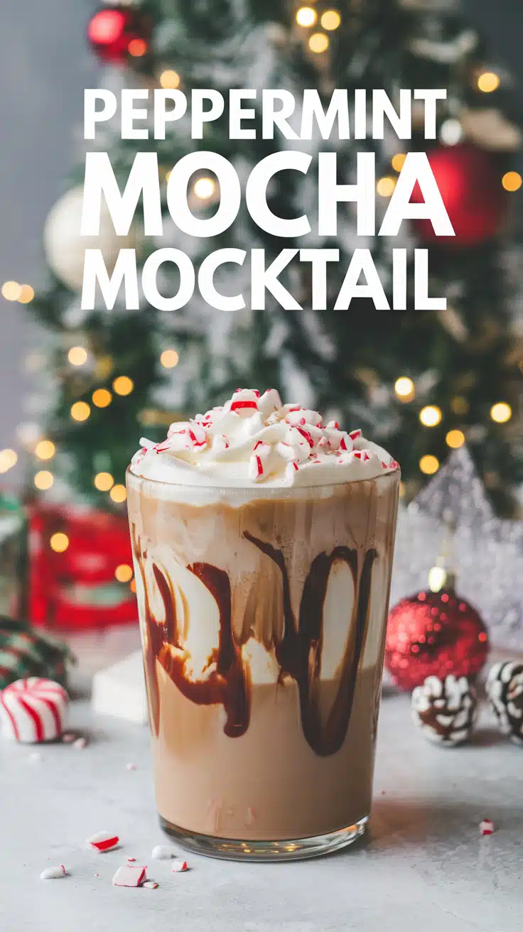Peppermint Mocha Mocktail