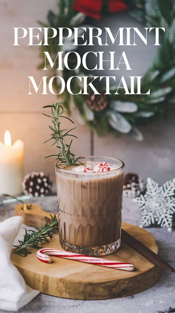 Peppermint Mocha Mocktail