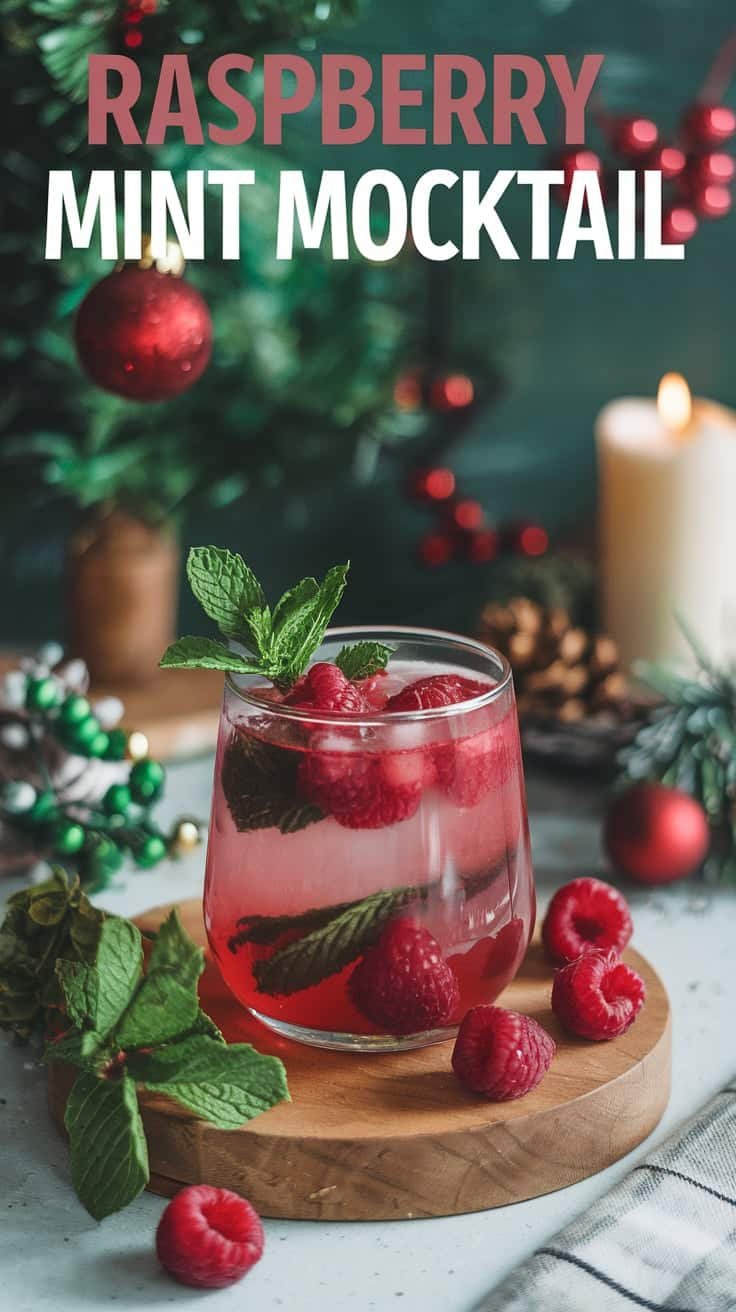 Raspberry Mint Mocktail