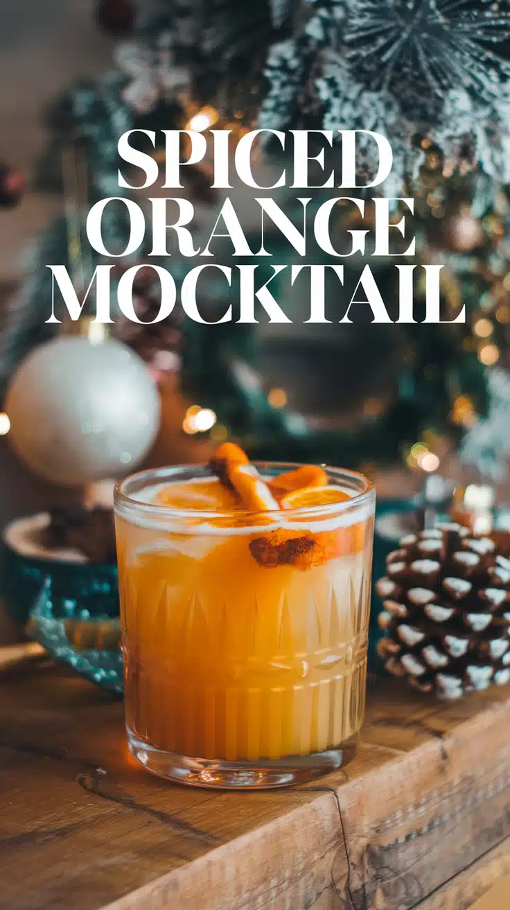 Spiced Orange Mocktail