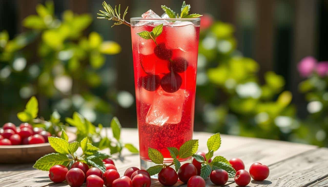 Cranberry Sprig Mocktail