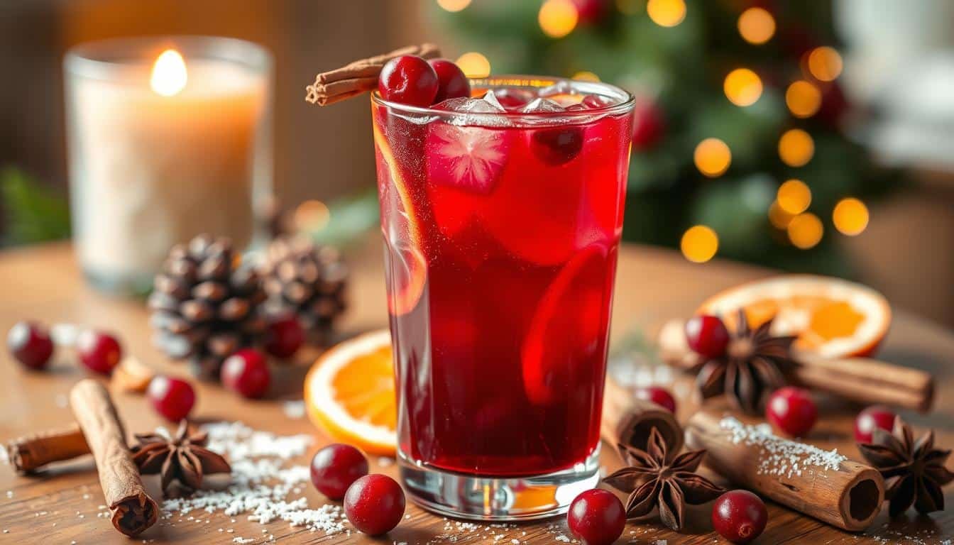 Mulled Cranberry Punch Mocktail