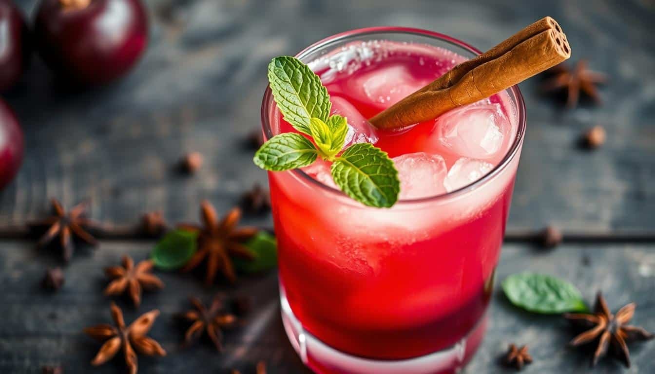 Spiced Plum Mocktail