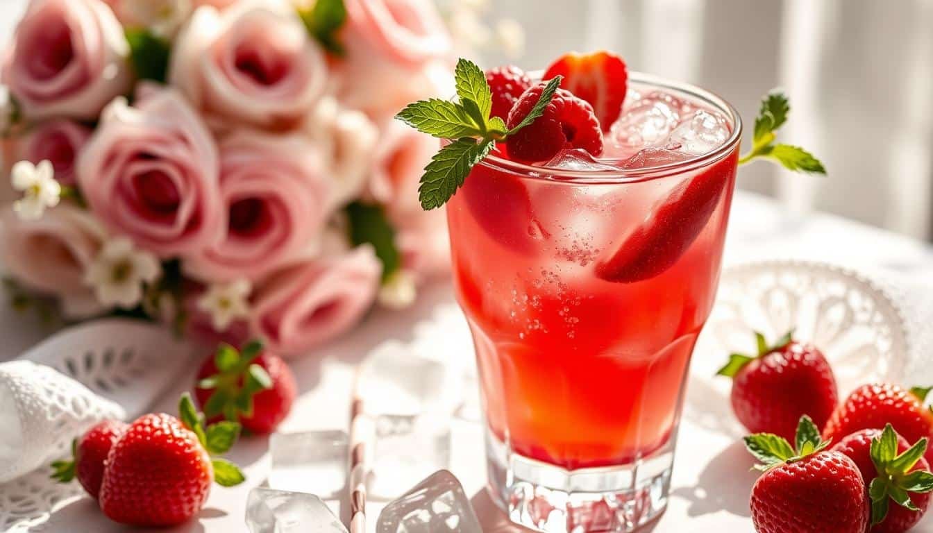 Berry Wedding Punch Mocktail