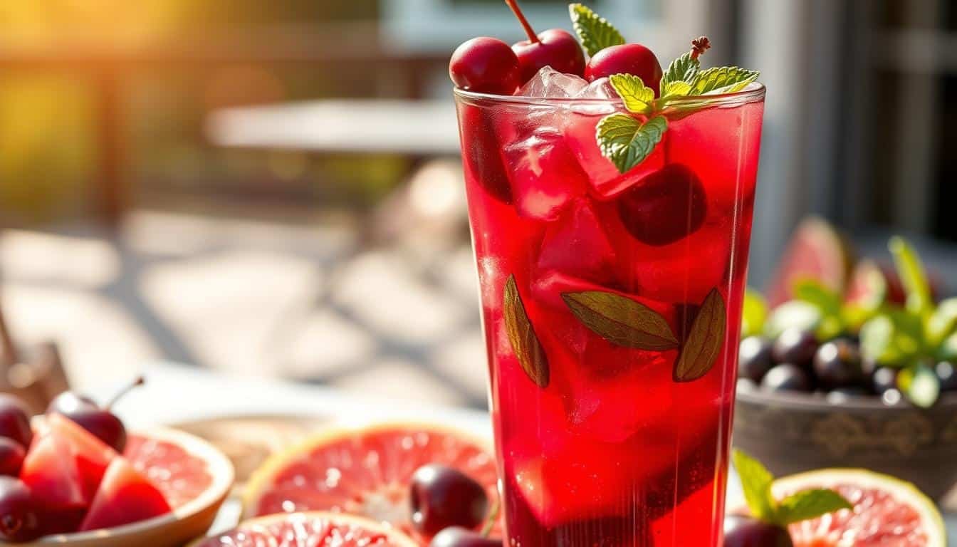 Dark Cherry Mocktail