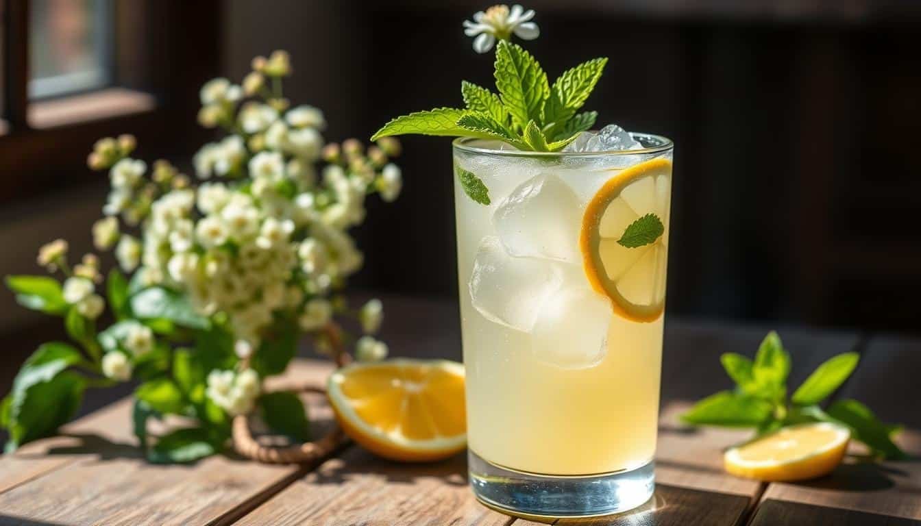 Elderflower Lemonade Mocktail