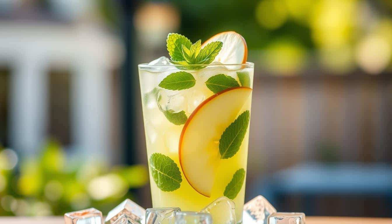 Green Apple Mint Cooler Mocktail