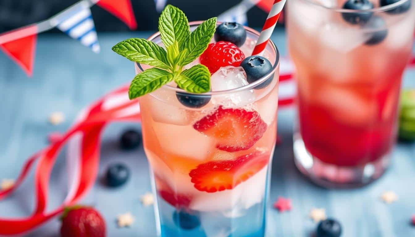 Patriotic Punch Mocktail
