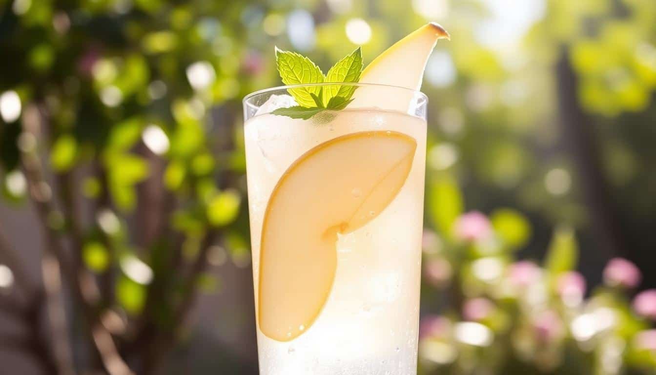 Pear Ginger Sparkler Mocktail