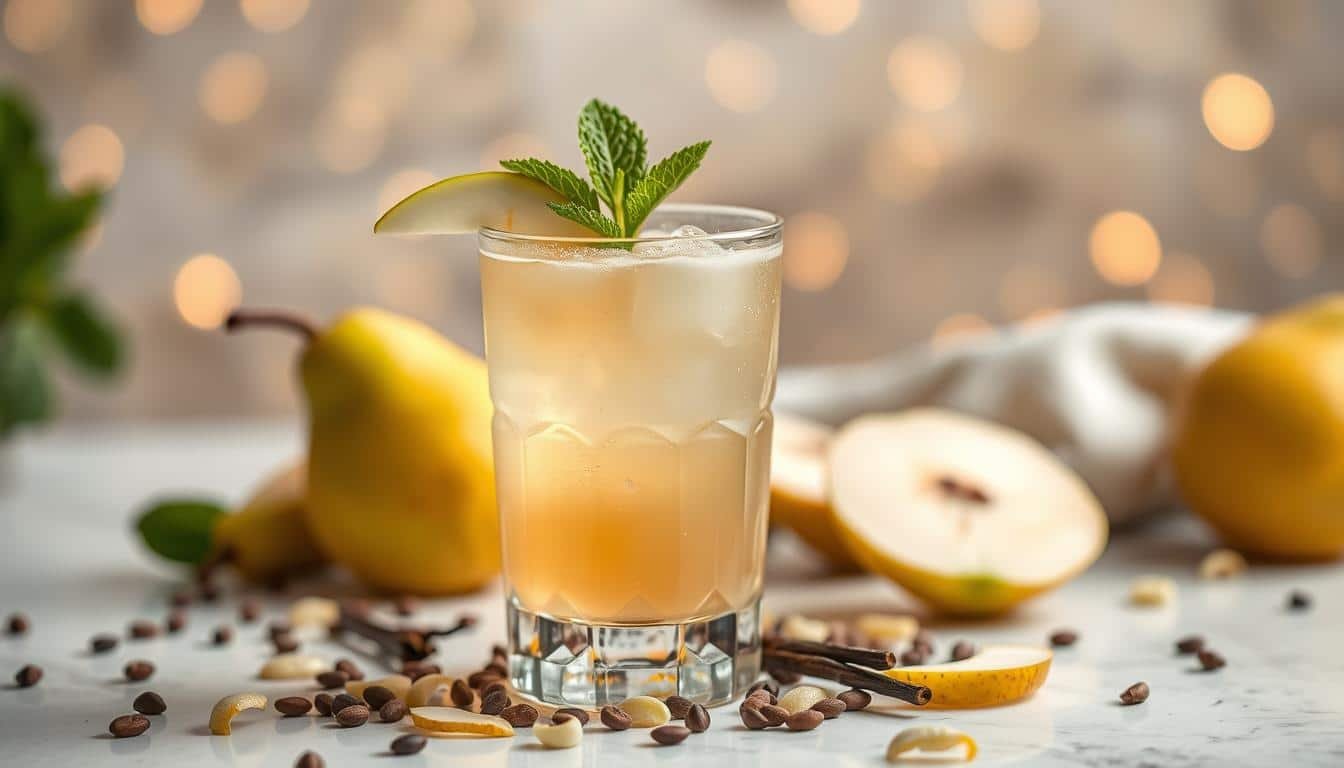 Pear Vanilla Crown Mocktail