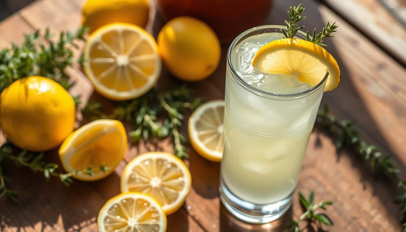Thyme Lemon Mocktail