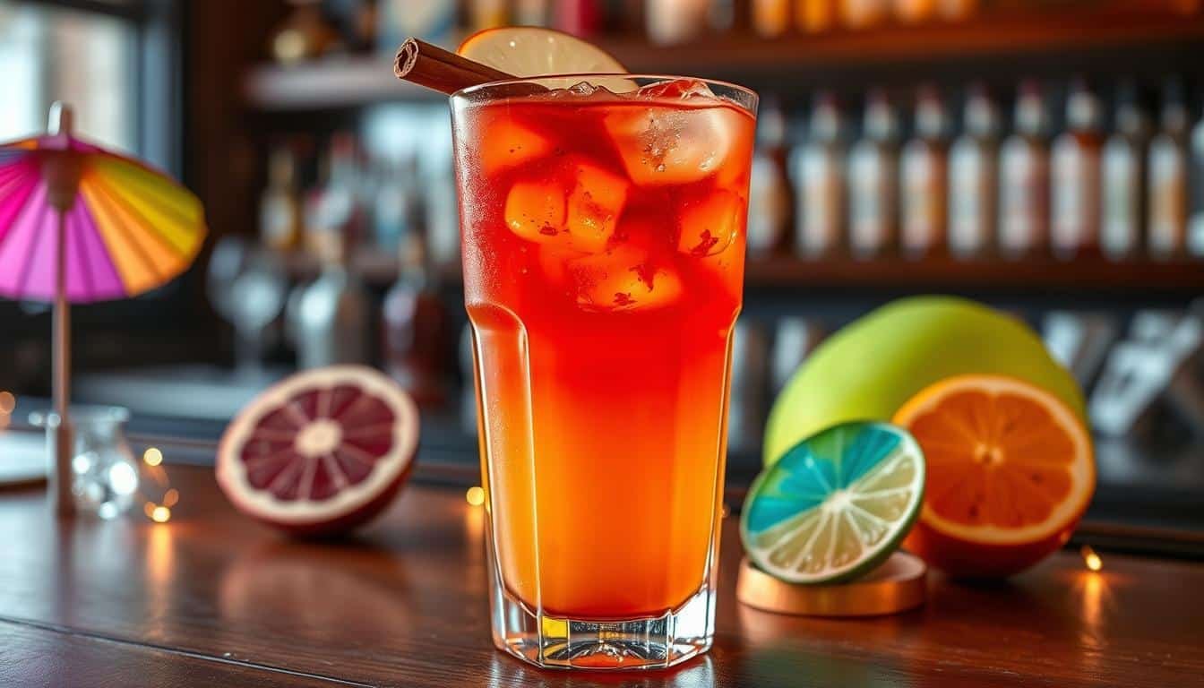 Virgin Fireball Mocktail